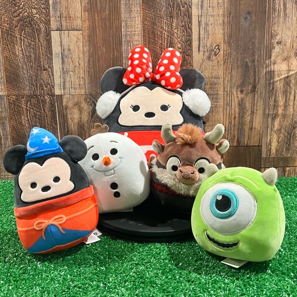 Squishmallows | Toys | Disney Pixar Squishmallows Lot 5 Mike Olaf Sven ...